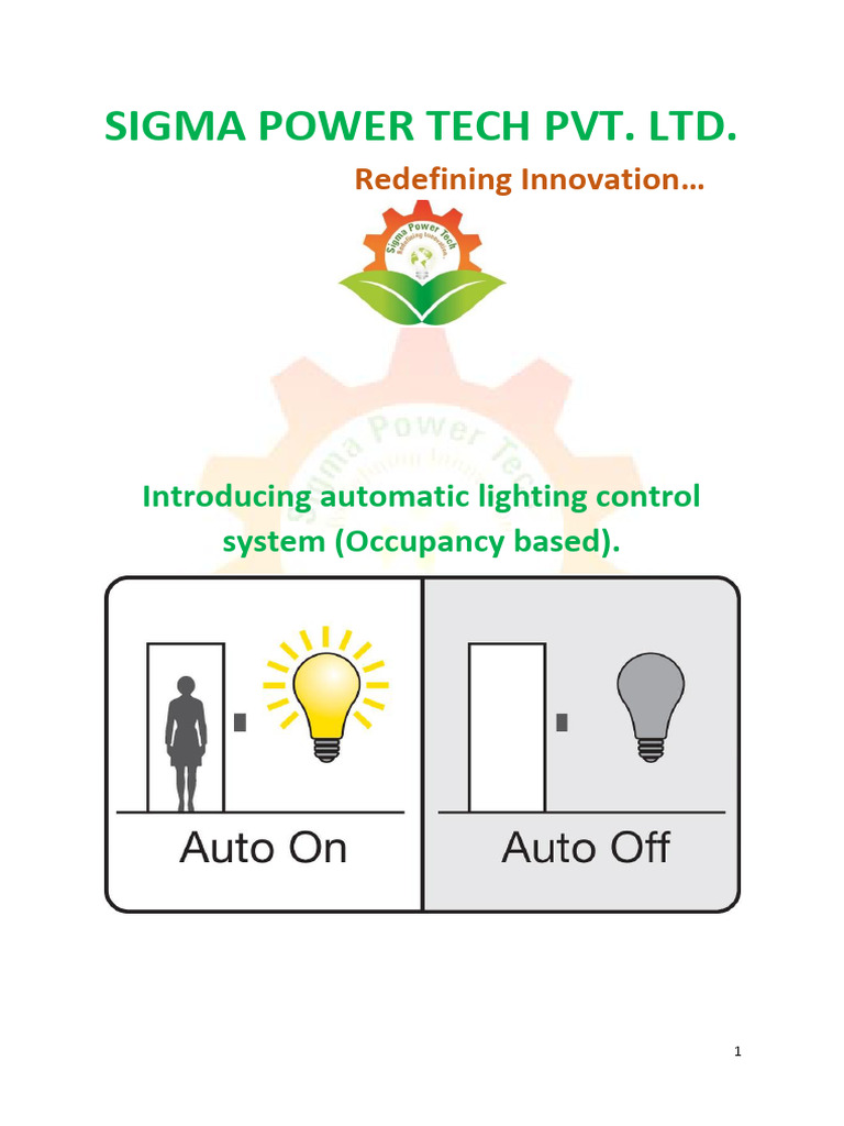 Automatic Lighting Control | PDF | Lighting | Energy Conservation