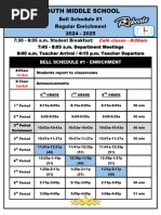 KHS Bell Times Schedule | PDF