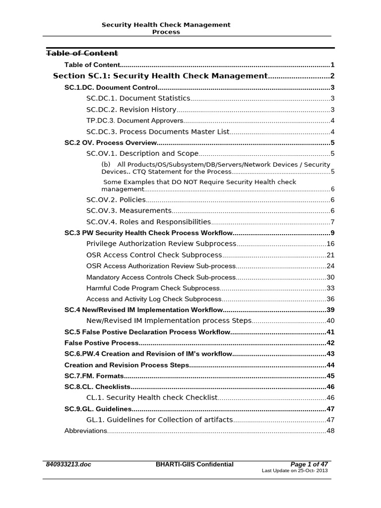 GIIS SHC Process V3.0 | PDF | Computer Science | Software