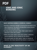 Chemsheets GCSE 054 Forming Ionic Compounds | PDF | Chlorine | Ion