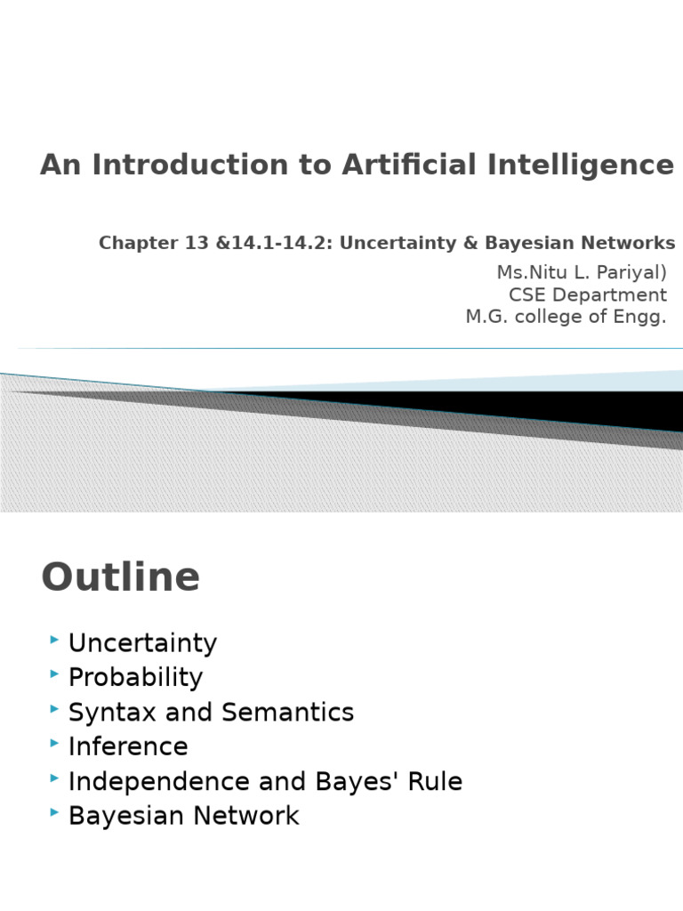 UNIT-4_New | PDF | Bayesian Network | Probability Theory