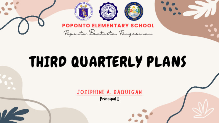 Quarterly Plan Cover Page | PDF