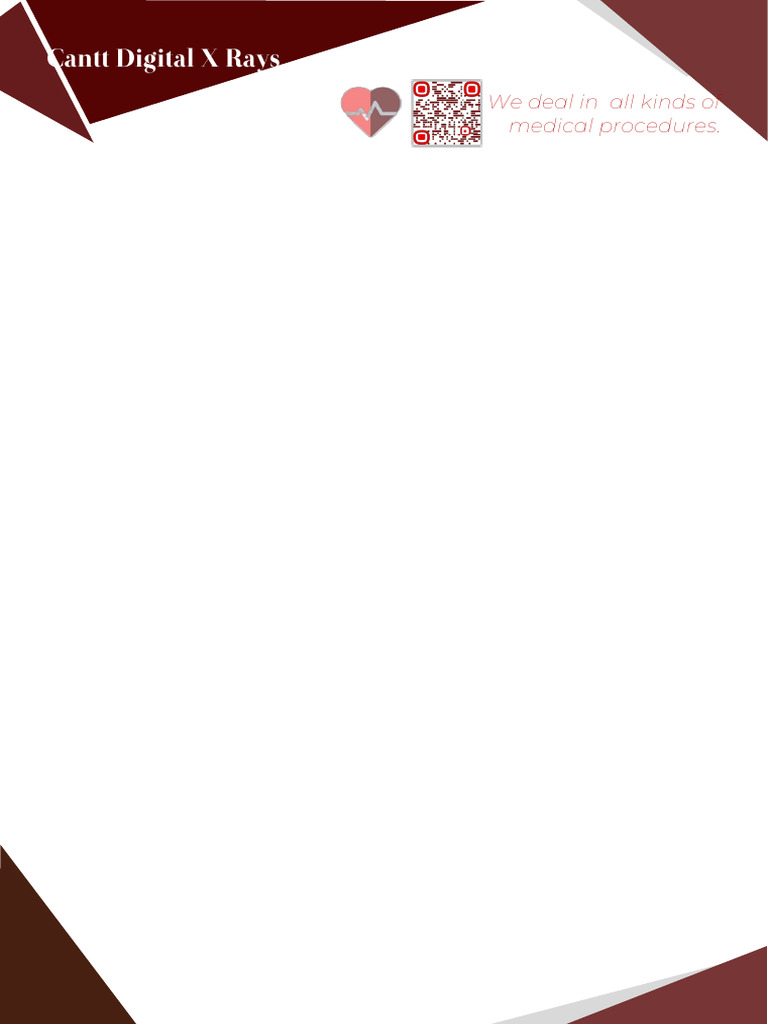 Cantt Digital X Rays | PDF