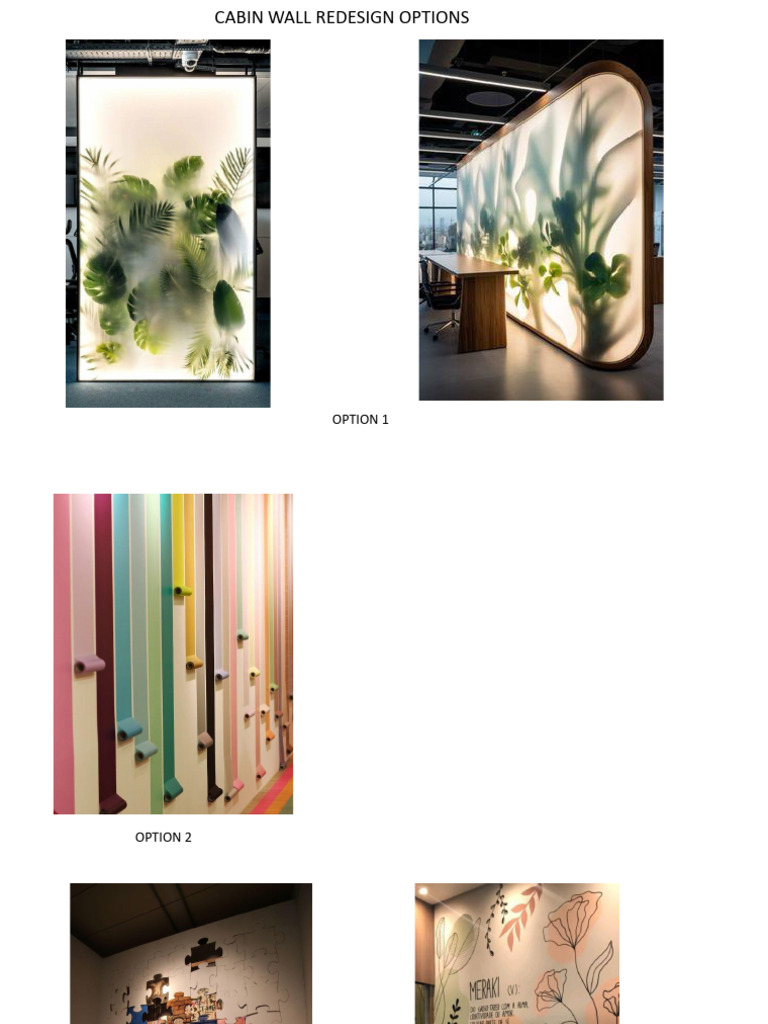 Cabin Wall Redesign | PDF