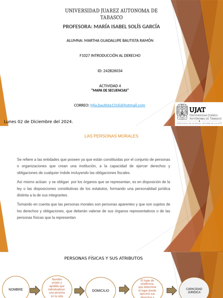 Bautista Ramon Martha U2 Act4 Derecho | PDF | Derechos | Estado (política)