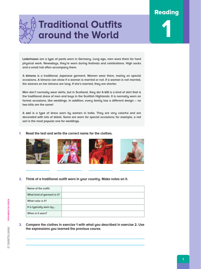 Traditional Outfits Worldwide Guide | PDF