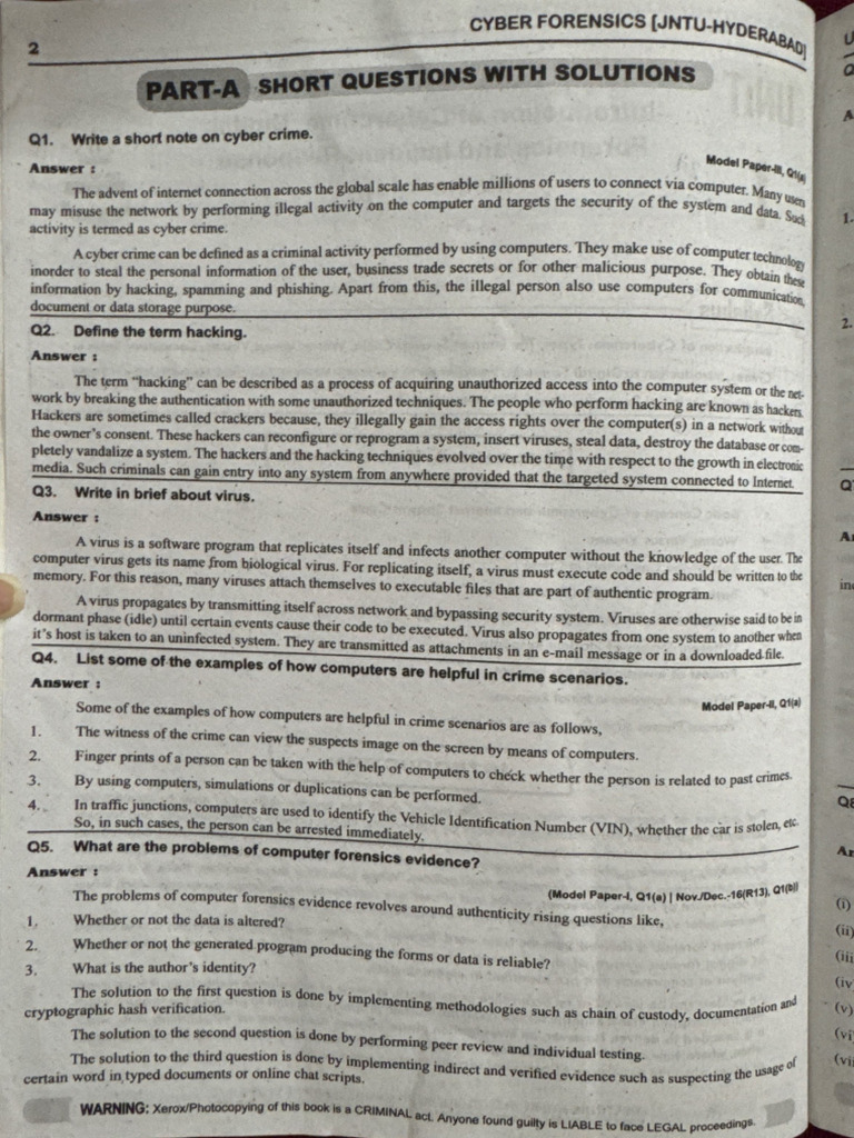 CF UNIT 1 | PDF | Security Hacker | Computer Virus