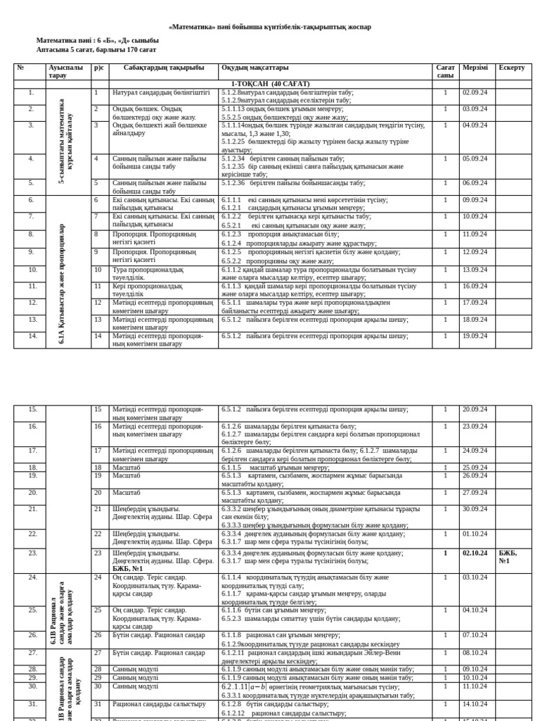 6 КТЖ матем 2024 —25 1 Pdf