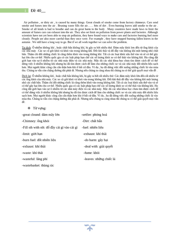 Air Pollution | PDF