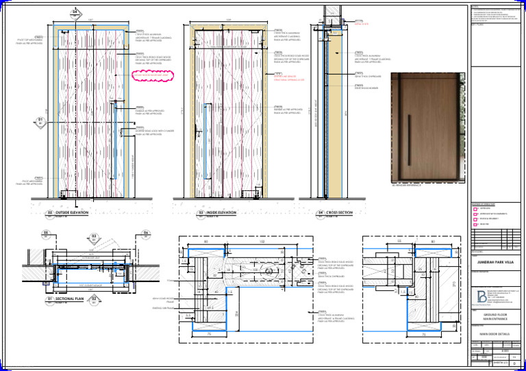 D1-Main Entrance Door R - 0 | PDF | Door | Building Engineering