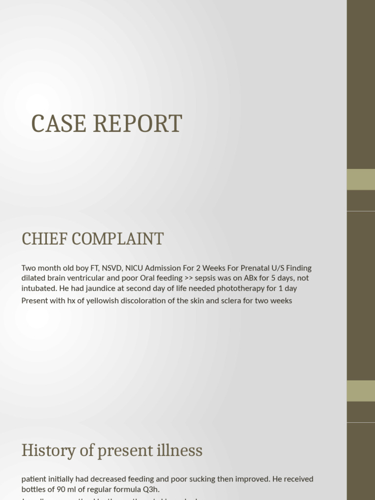 Case Report Jaundice | PDF | Pregnancy | Medical Specialties