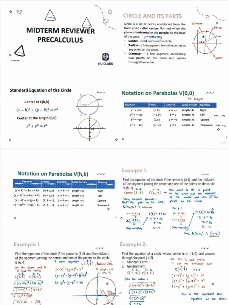 Midterm Reviewer Precalculus 1 | PDF