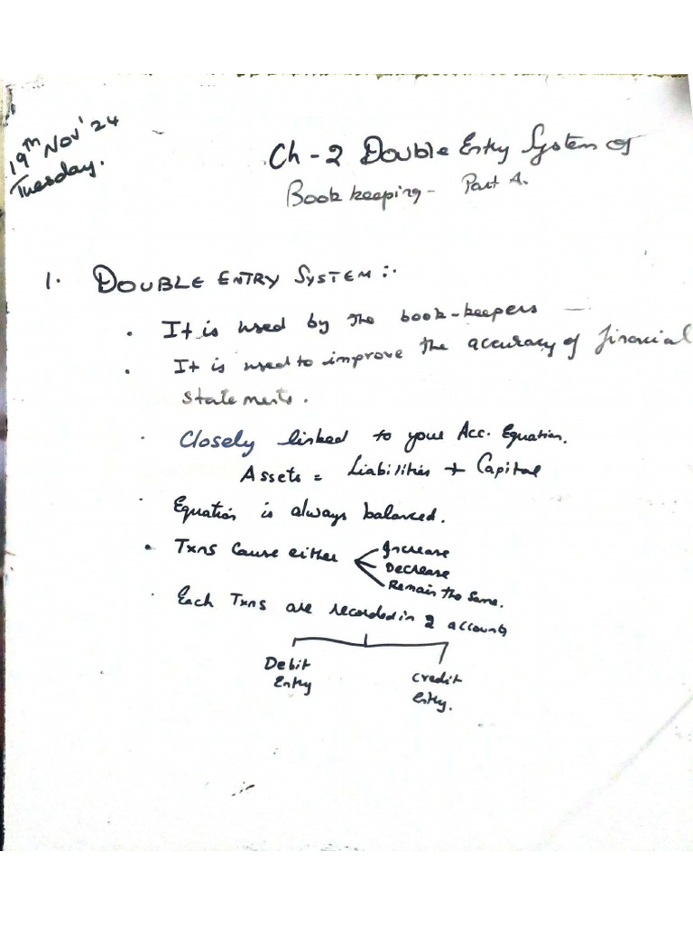 Igcse Accounts Ch2 Pdf