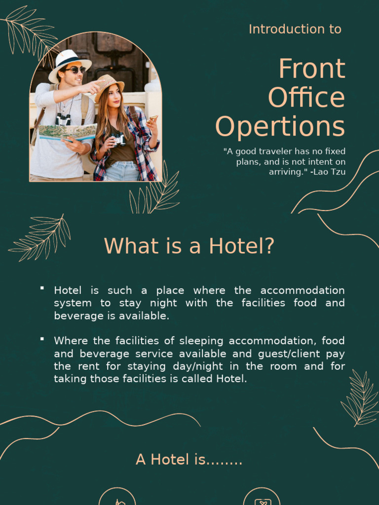 Foo l1 Introduction To Front Office Operations 1 | PDF | Sales | Hotel