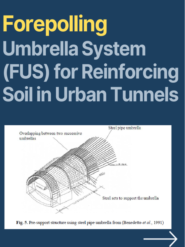 Forepolling System for Tunnel Stability | PDF | Tunnel | Building ...