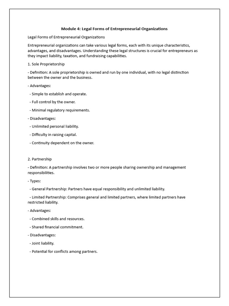 Module 4 & 5 | PDF | Limited Liability Company | Partnership