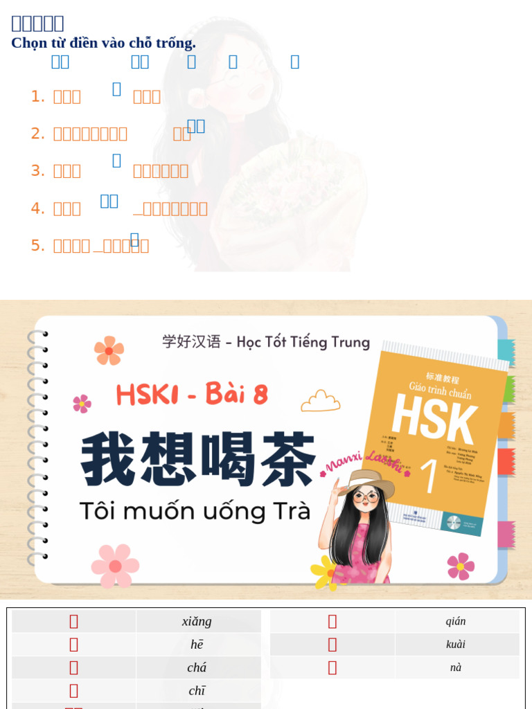 2024-HSK1- Bai 8 | PDF