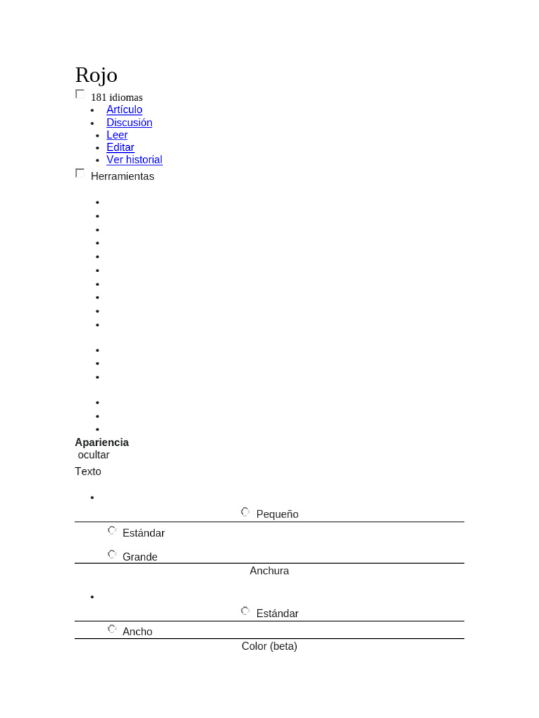 El Rojo: Historia y Propiedades | PDF | Rojo | Amarillo