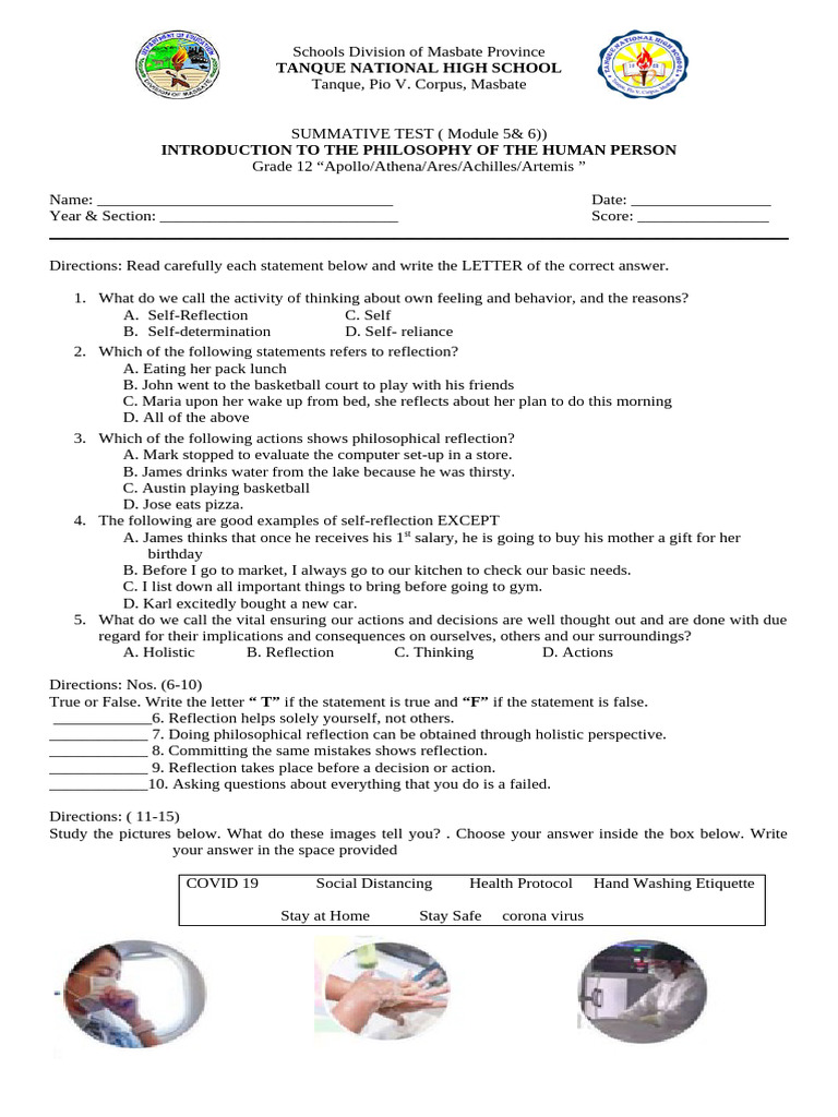 summative 3&4 | PDF | Truth | Knowledge