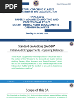 ISA 510: Initial Audit Engagements | PDF | Financial Audit | Auditor's ...
