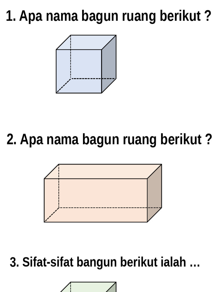 SOAL LATIHAN Bangun Ruang | PDF