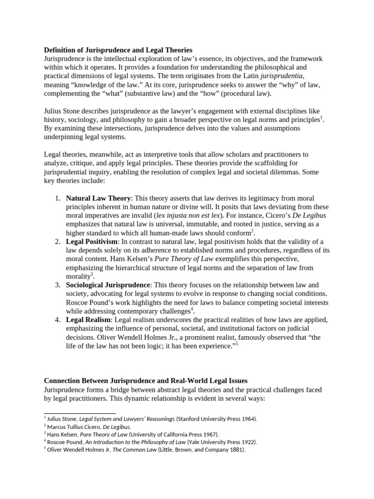 Jurisprudence Introduction | PDF | Jurisprudence | Natural Law