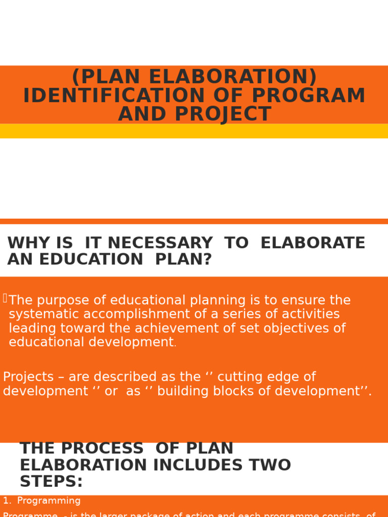 Education Plan Development Guide | PDF | Curriculum | Business