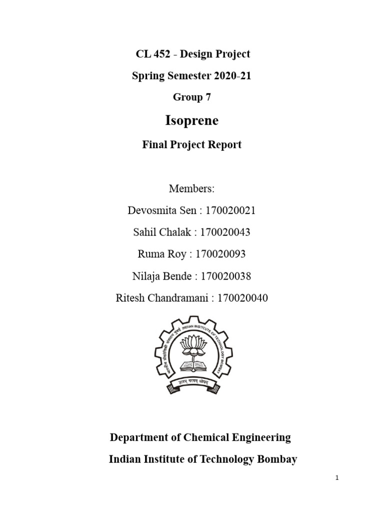 Sample-Report-1 (1) | PDF | Chemical Reactor | Natural Rubber