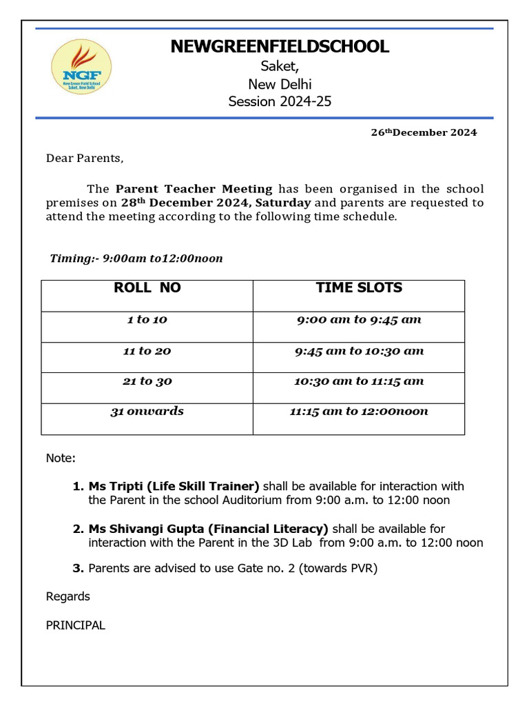 PTM Notice (1) | PDF