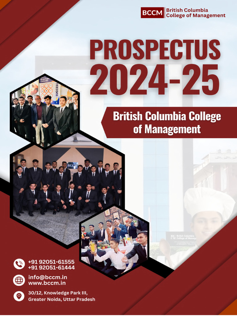 BHM Prospectus 2024 25 | PDF