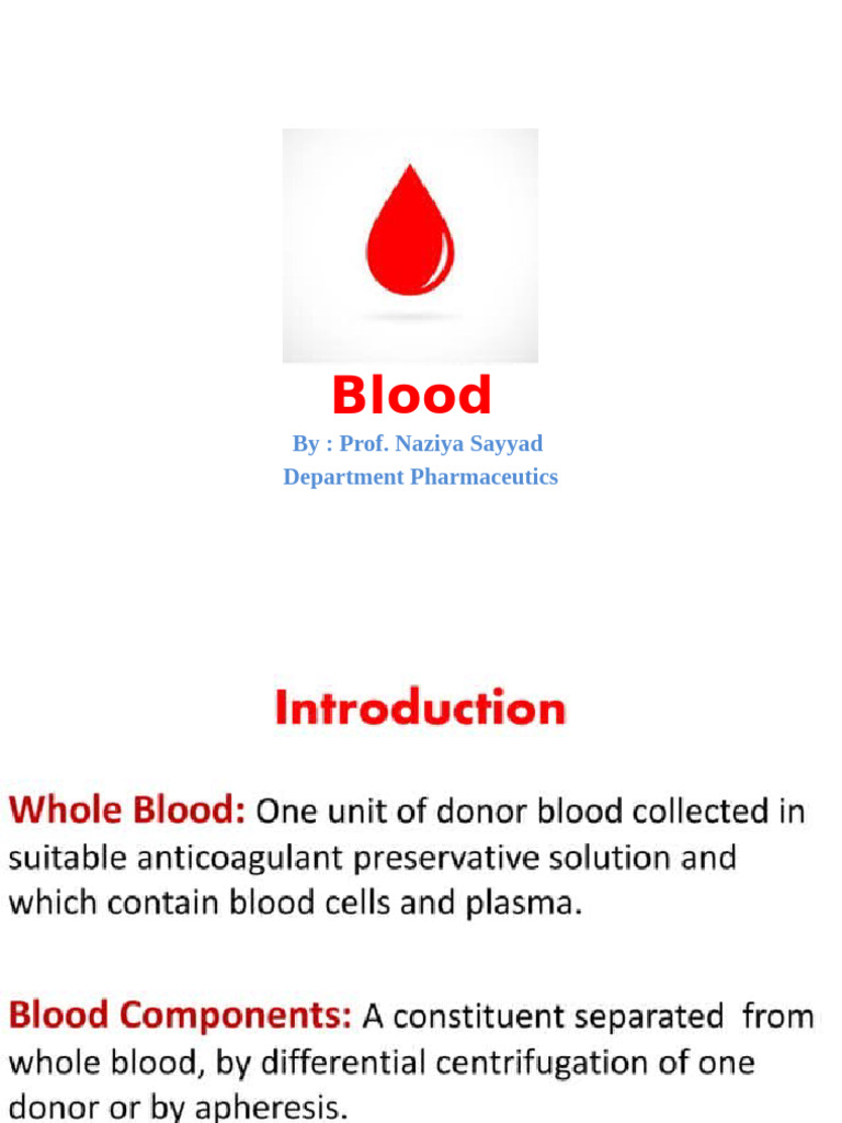 blood ppt | PDF