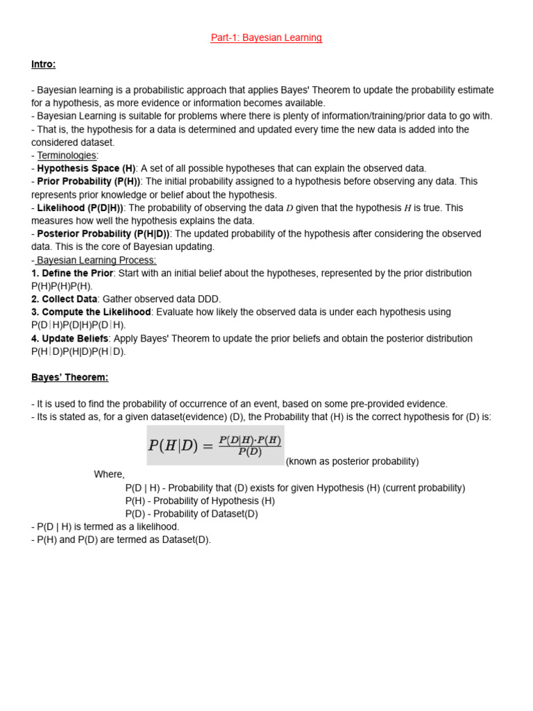 ML-U3 | PDF | Bayesian Inference | Regression Analysis