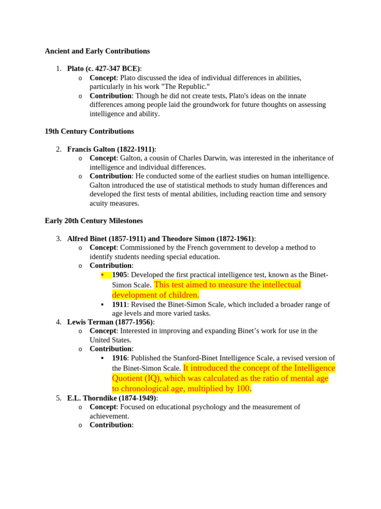 Alfred Binet and Théodore Simon | PDF | Wechsler Adult Intelligence ...