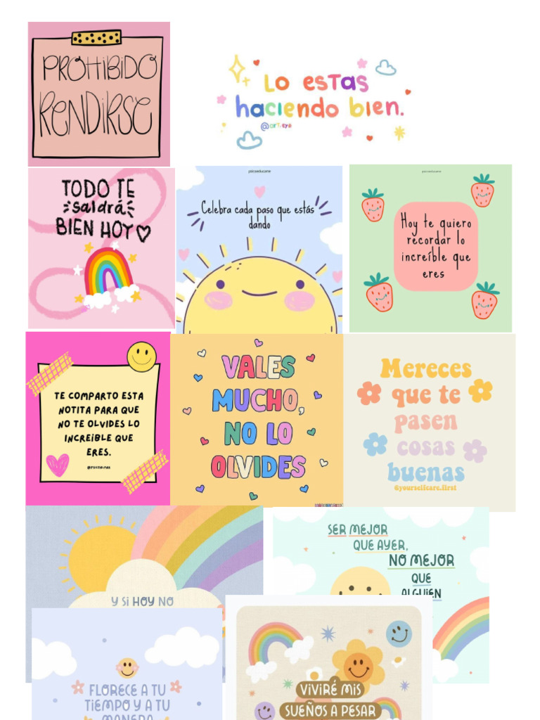 Tarjetitas de Frases | PDF
