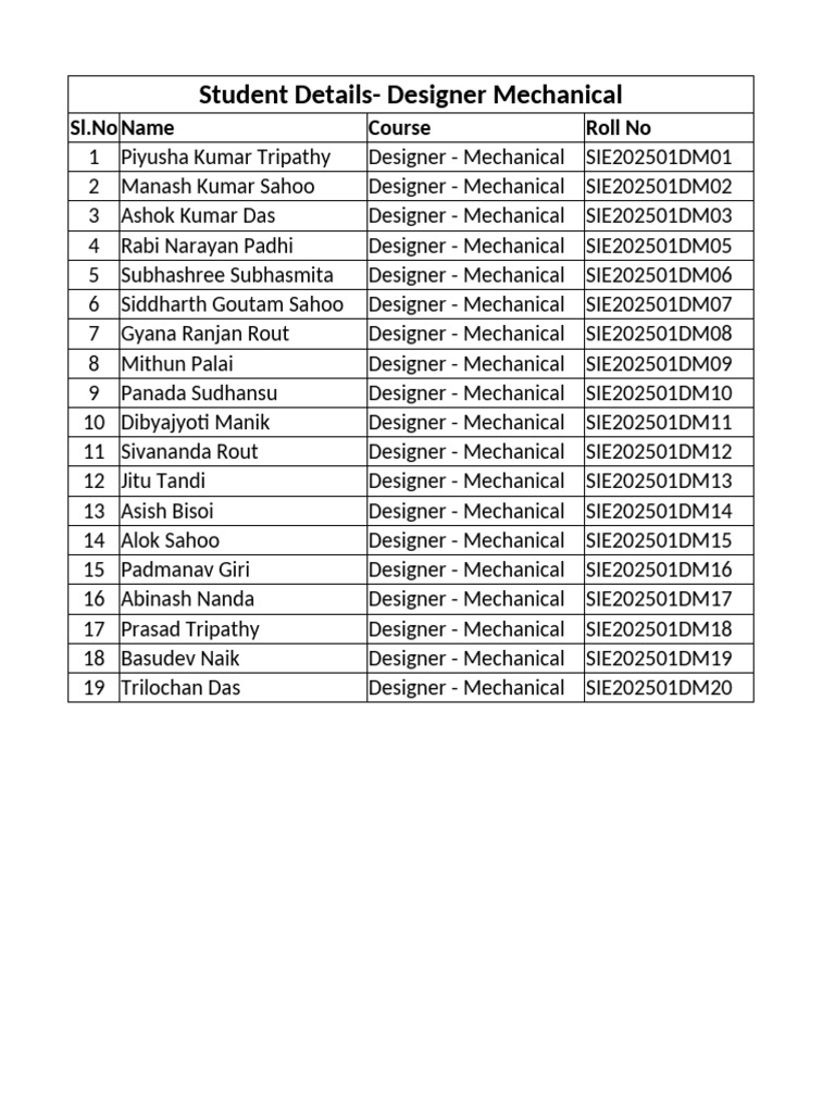 Designer-Mechanical-Batch No 10 | PDF
