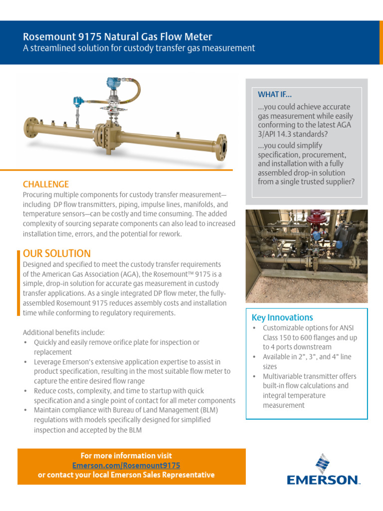 flyer-rosemount-9175-natural-gas-flow-meter--a-streamlined-solution-for-custody-transfer-gas ...