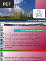 IDENTIFICATION AND SELECTION AND FORMuLATION OF RESEARCH PROBLEM | PDF ...