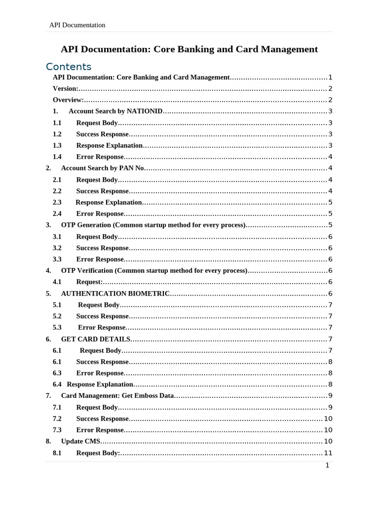 Banking System API DocumentationV1.0_sample | PDF | Biometrics | Json