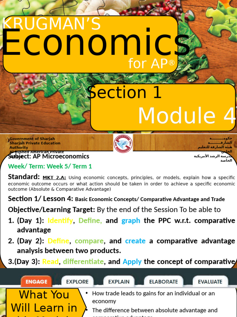 Section 1, Module 4 W6 (AP MicroEconomics) | PDF | Comparative ...
