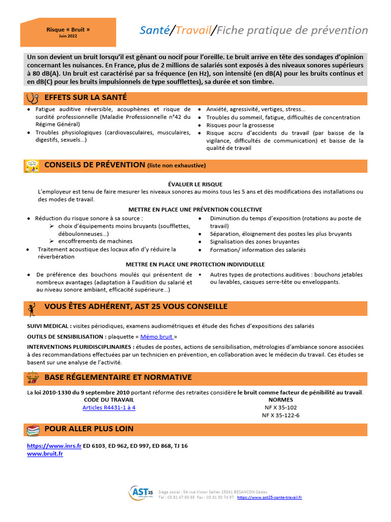 2022 FPP Bruit | PDF | Bruit | Son