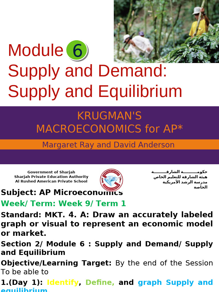 Section 2, Module 6 W9 (AP Microeconomics) | PDF | Economic Equilibrium ...