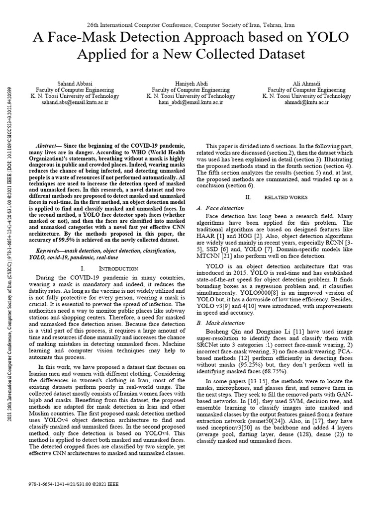A_Face-Mask_Detection_Approach_based_on_YOLO_Applied_for_a_New_Collected_Dataset | PDF ...
