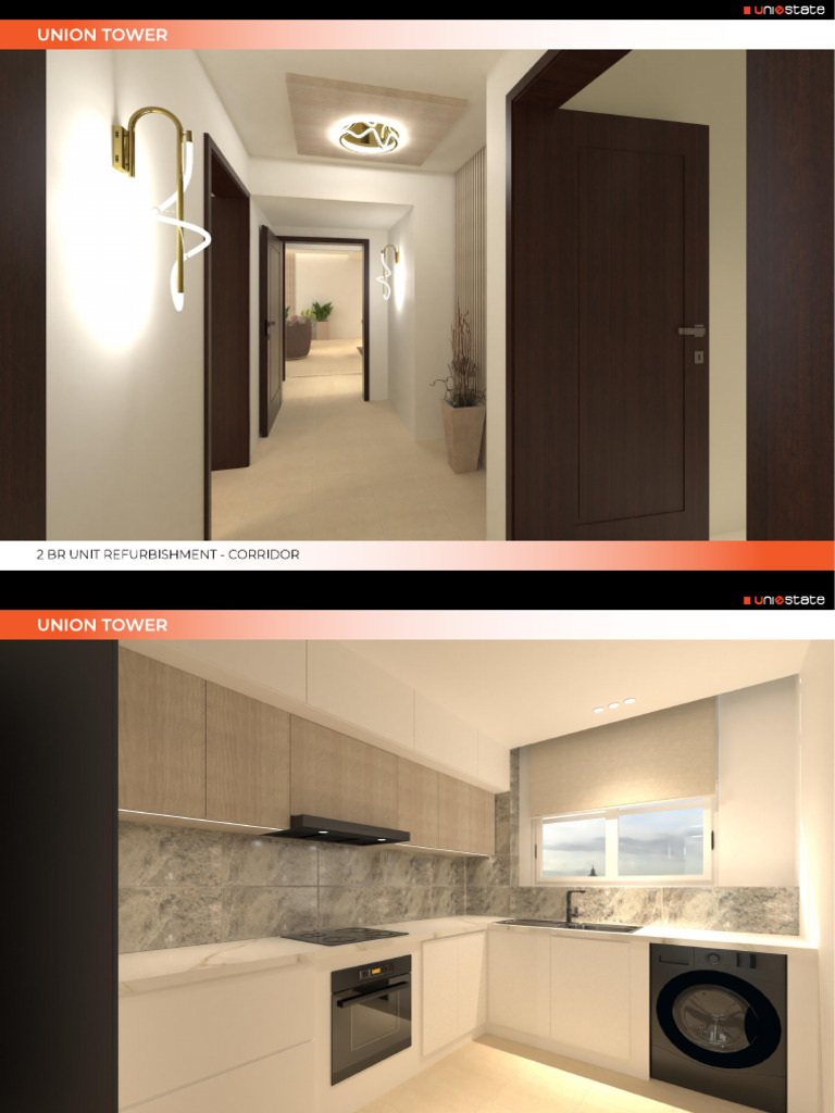 Ut 2br Unit Refurbishment Corridor & Kitchen | PDF