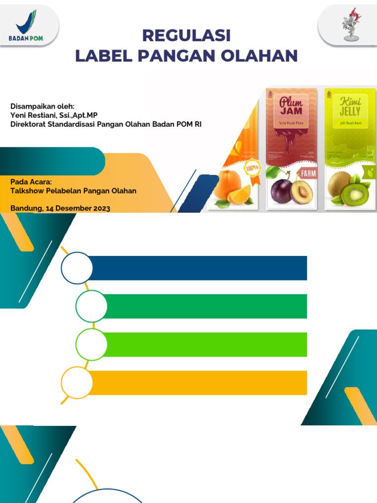 Materi Label Pangan Olahan OK | PDF