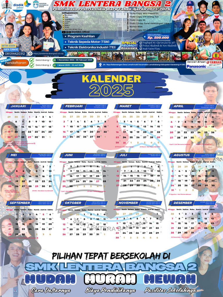 Kalender Islamik PPDB LB2 New Kalender | PDF