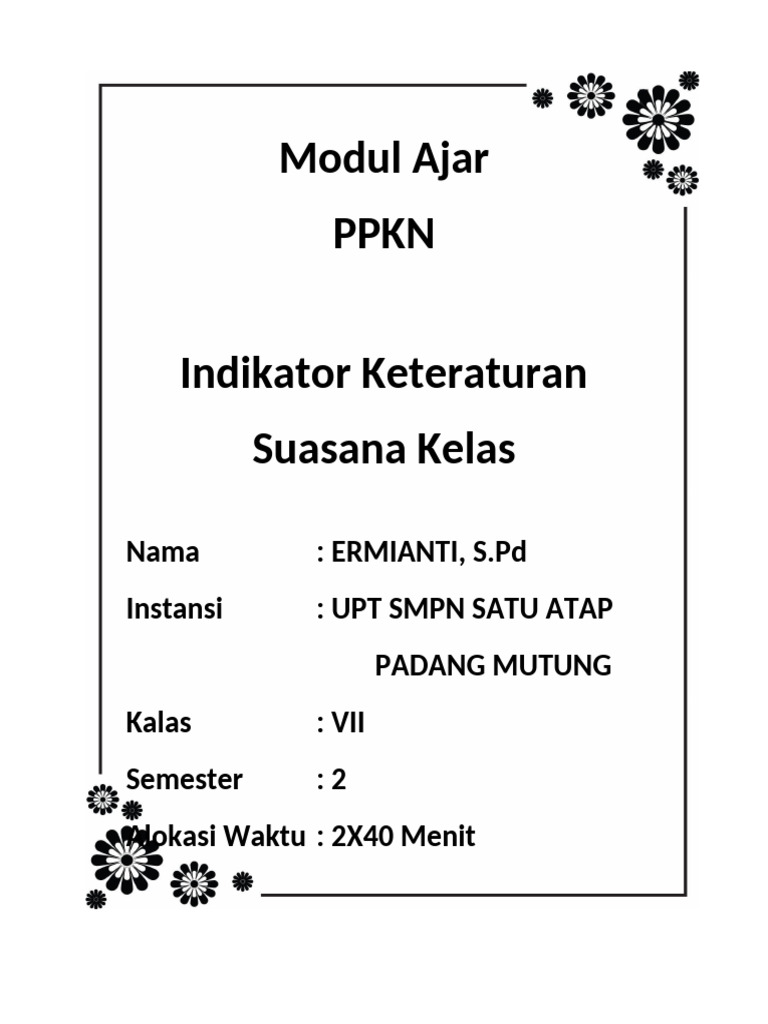 Modul Ajar PKN | PDF