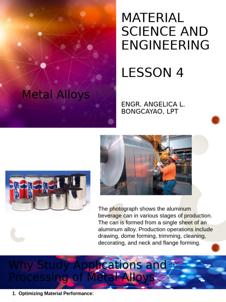 Understanding Metal Alloys and Their Applications | PDF | Steel | Alloy