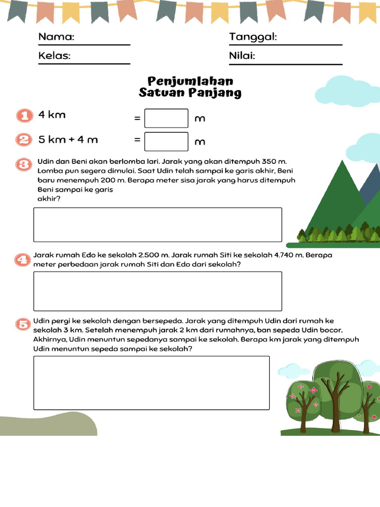 Satuan Panjang | PDF