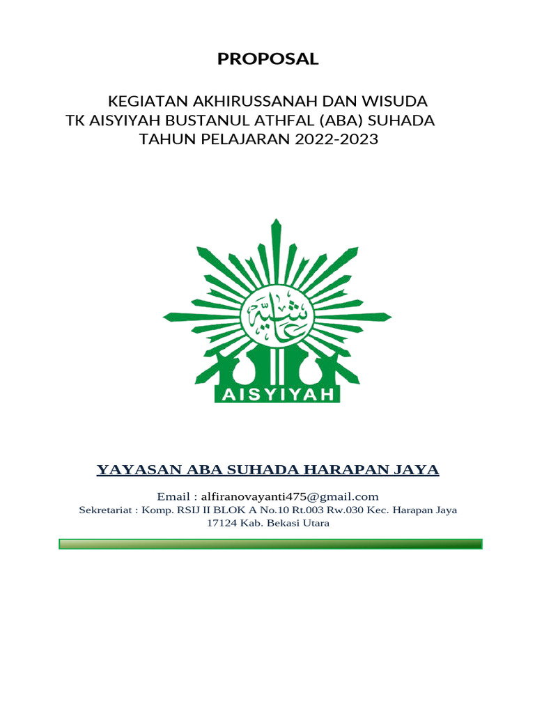 Proposal TK Aba 23 | PDF