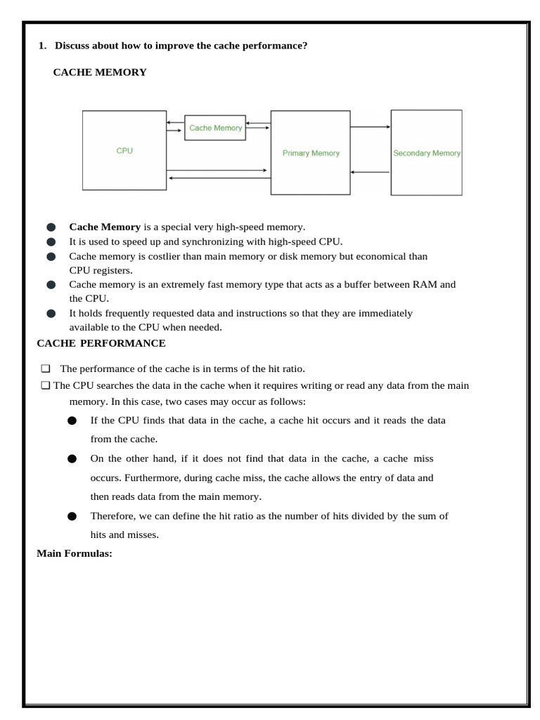 Unit 5 Notes 1 Pdf Cpu Cache Input Output